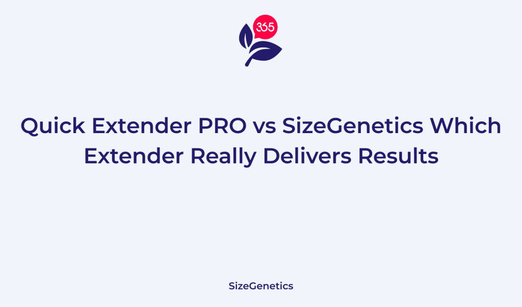 Quick Extender PRO vs SizeGenetics Which Extender Really Delivers ...